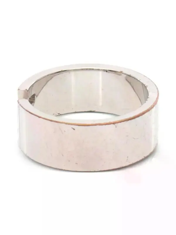 Fendi 00s Ff-logo Metal Ring