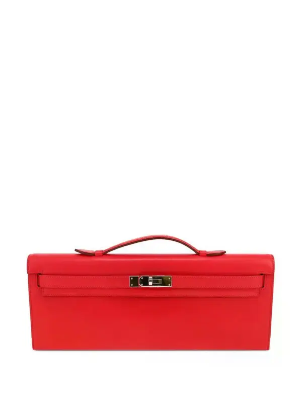 Hermès 2010 Kelly Cut Pouch - Red