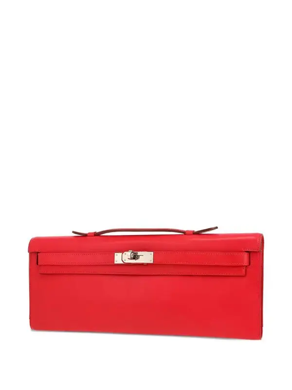 Hermès 2010 Kelly Cut Pouch - Red
