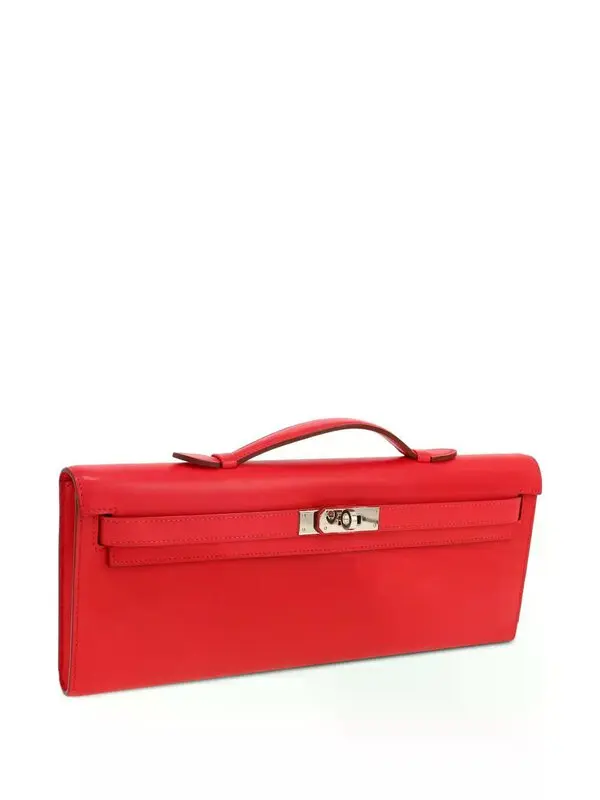 Hermès 2010 Kelly Cut Pouch - Red