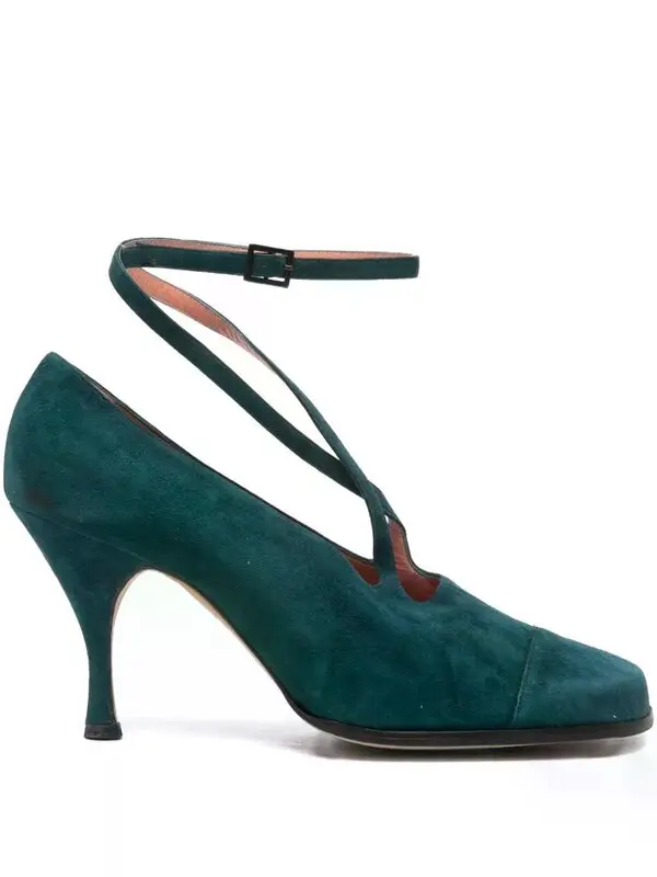 ROMEO GIGLI 1990s Ankle-strap Stiletto Pumps