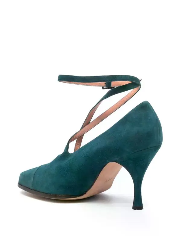 ROMEO GIGLI 1990s Ankle-strap Stiletto Pumps