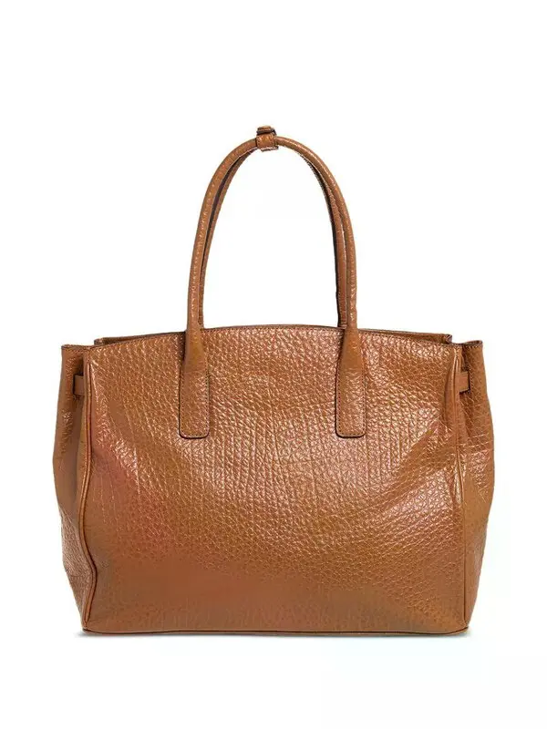 Dkny Leather Padlock Tote Bag