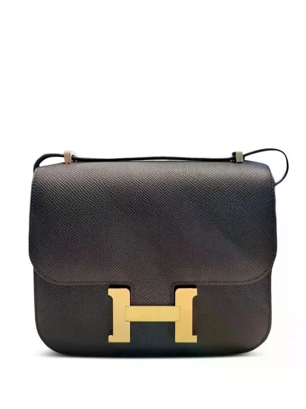 Hermès Special Order Constance 18 Verso Epsom Cross Body Bag - Black