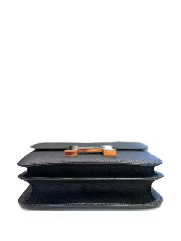 Hermès Special Order Constance 18 Verso Epsom Cross Body Bag - Black