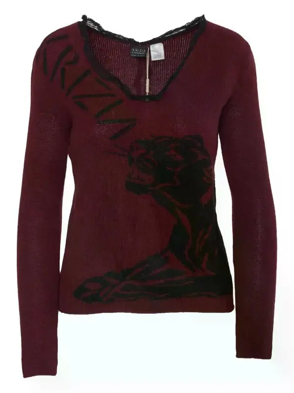 KRIZIA Cashmere V-neck Sweater