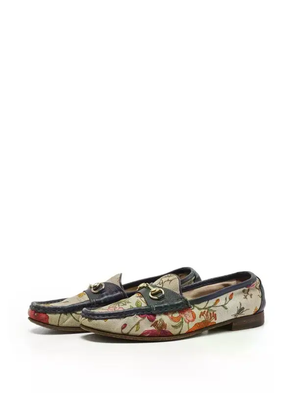 Gucci Floral-print Loafers