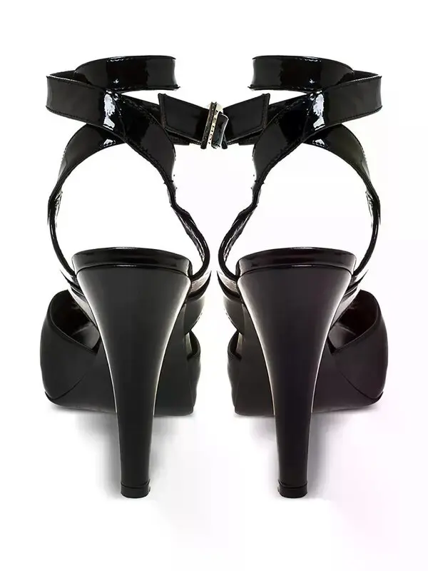 Fendi 115mm Leather Heeled Sandals