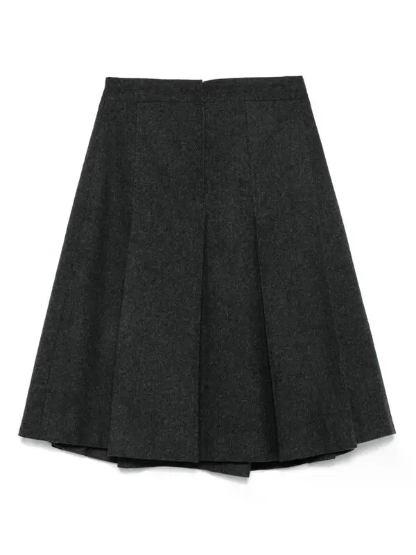 Celine 1990s Wool Skirt
