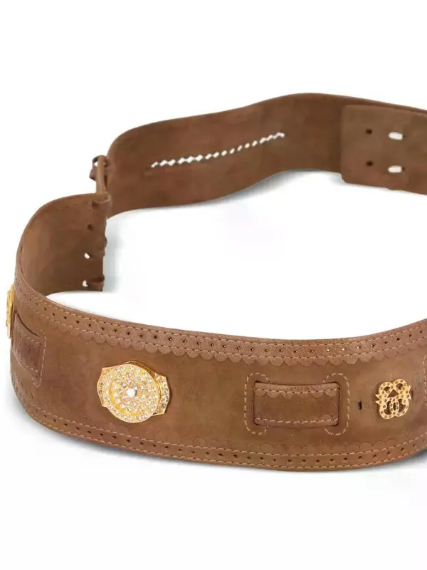 PIROVANO VINTAGE Suede Belt