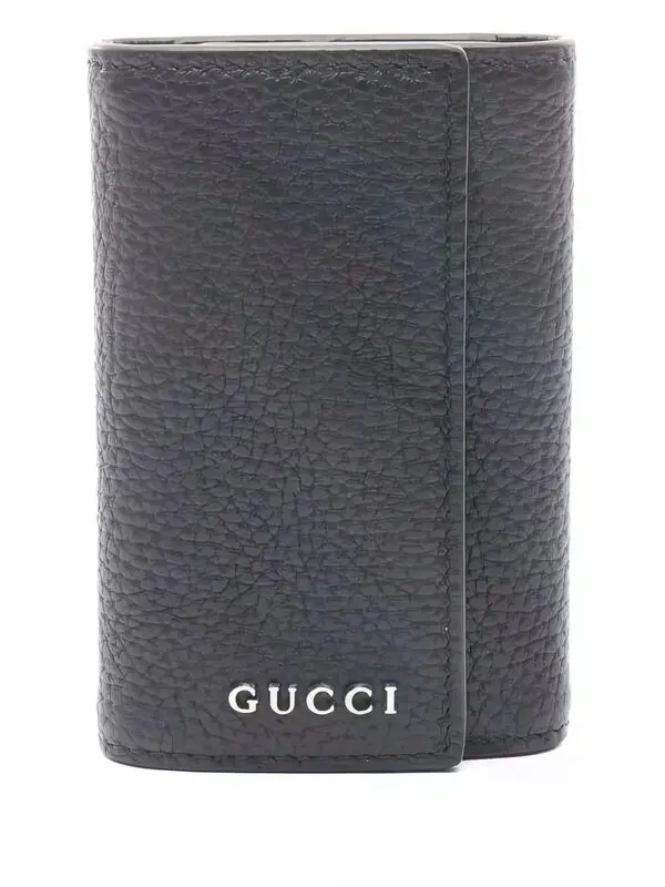 Gucci 2010s Logo Key-ring Case - Black