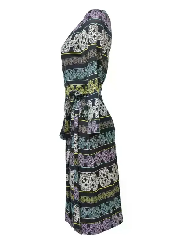 Diane Von Furstenberg Knot-print Wrap Dress