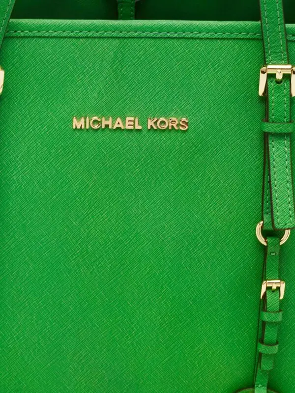 Michael Kors Vintage Jet Set Saffiano Tote Bag - Green
