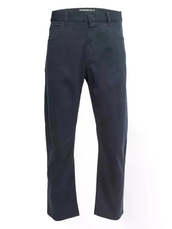 Emporio Armani Cotton Chinos - Blue