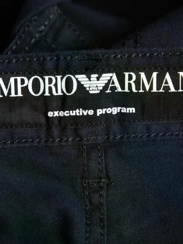 Emporio Armani Cotton Chinos - Blue