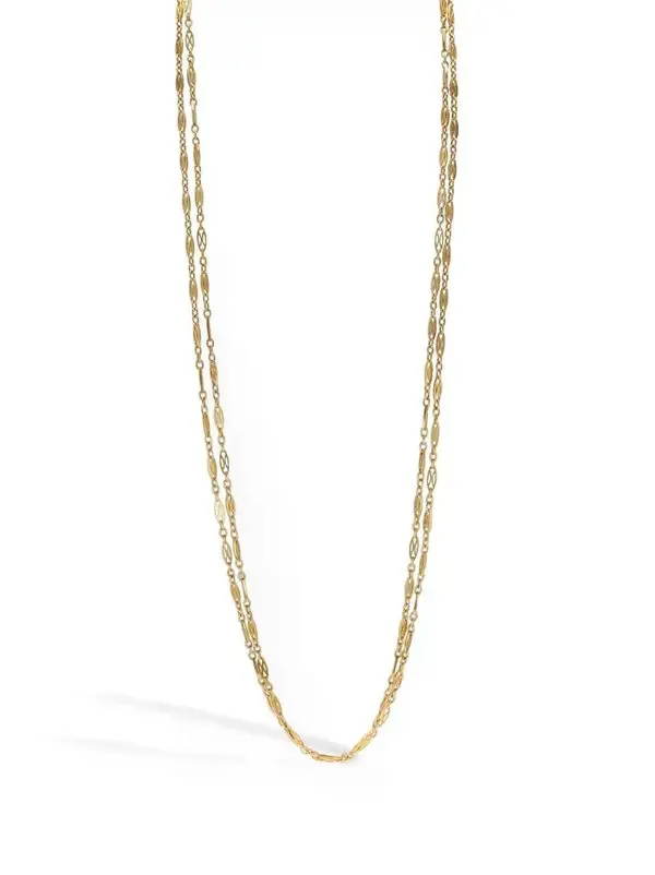 PRAGNELL 18kt Yellow French Chain-link Necklace - Gold