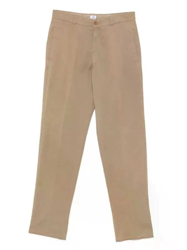C.P. COMPANY 2000s Gabardine Trousers - Green