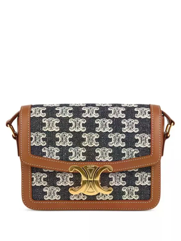 Celine Teen Triomphe Shoulder Bag - Blue