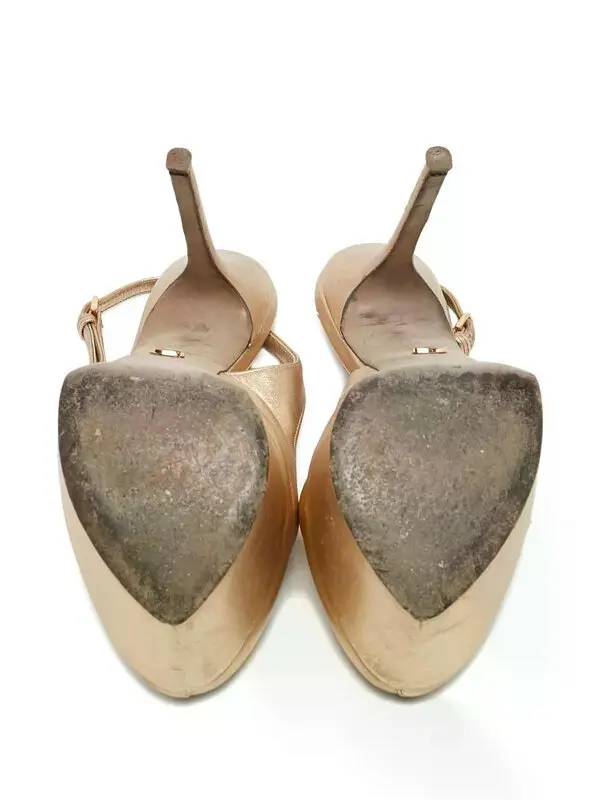 SERGIO ROSSI 140mm Platform Peep Toe Sandals