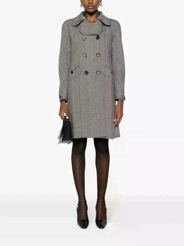 Dior 2000s Double-breasted Thigh-length Coat