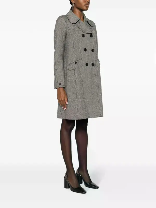 Dior 2000s Double-breasted Thigh-length Coat