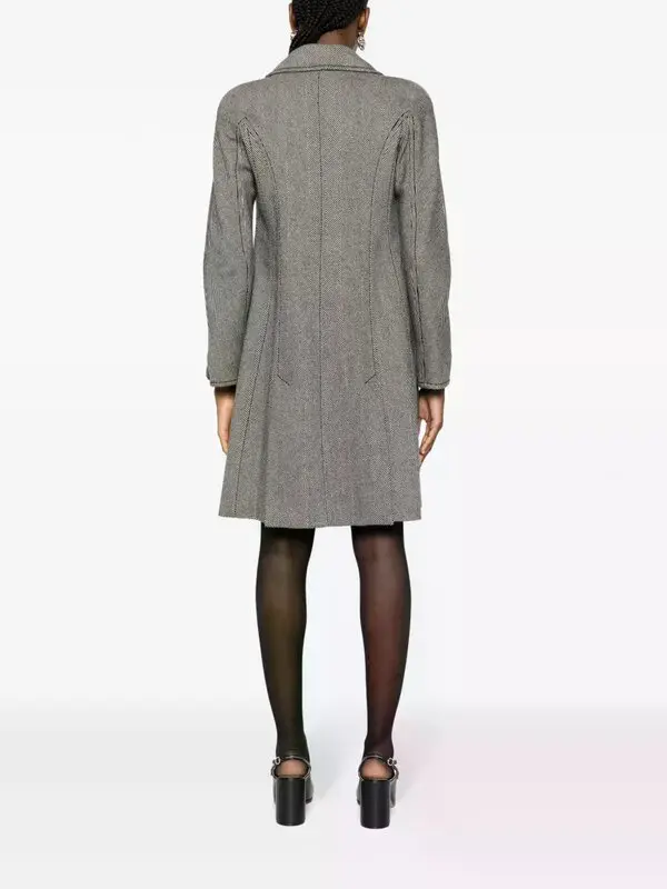 Dior 2000s Double-breasted Thigh-length Coat