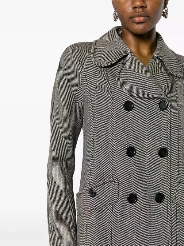 Dior 2000s Double-breasted Thigh-length Coat