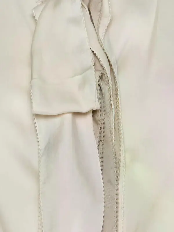 Elie Tahari Bow-detail Stretch-silk Blouse