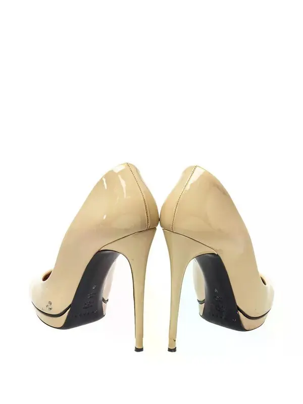 Casadei 110mm Patent Leather Platform Pumps