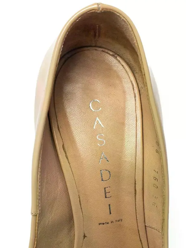 Casadei 110mm Patent Leather Platform Pumps