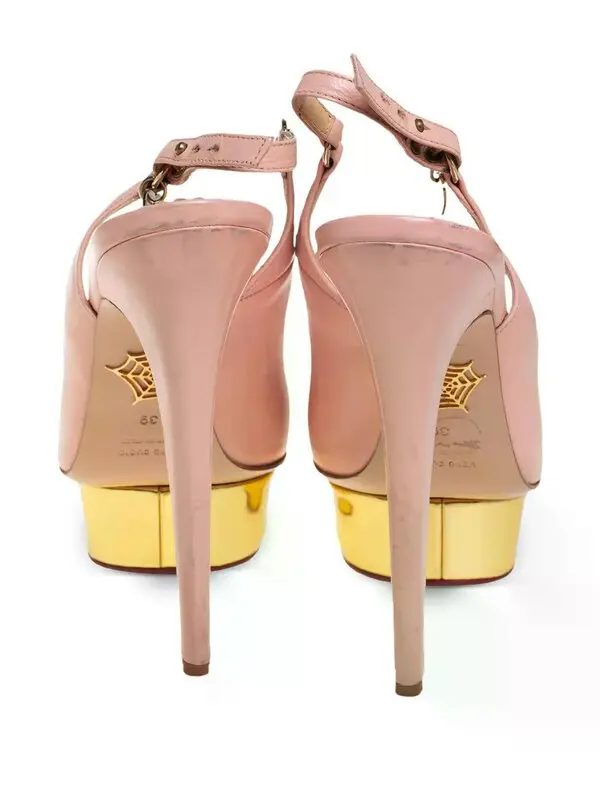 CHARLOTTE OLYMPIA 150mm Leather Heeled Sandals