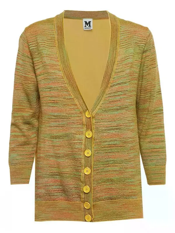 Missoni Striped Intarsia Knit Cardigan