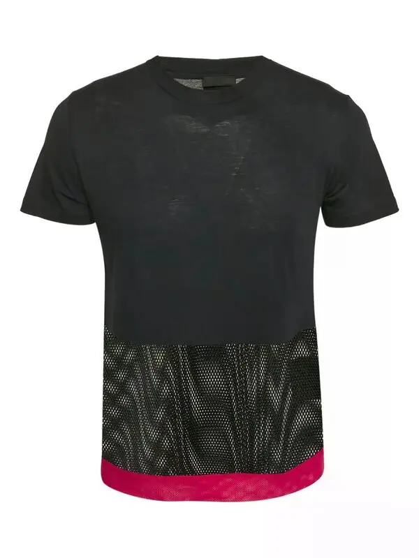 Prada Mesh-insert Cotton T-shirt
