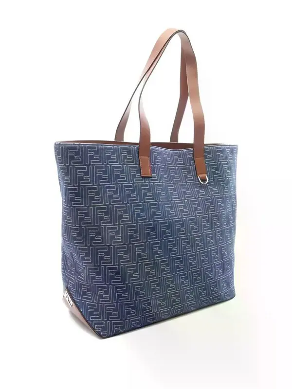 Fendi Ff Motif Shopping Tote Bag