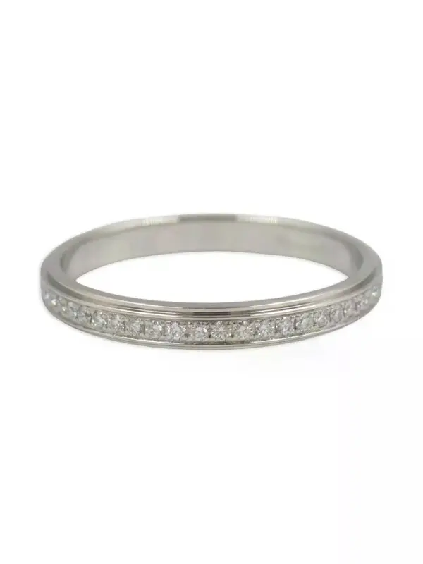 Cartier Platinum Diamond D'amour Full Eternity Ring - Silver