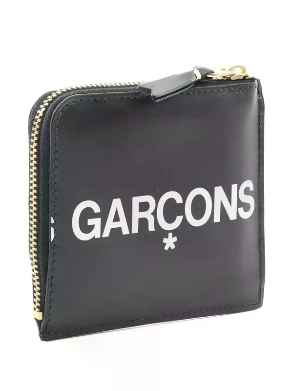Comme Des Garçons 2020s Huge Logo Coin Purse - Black
