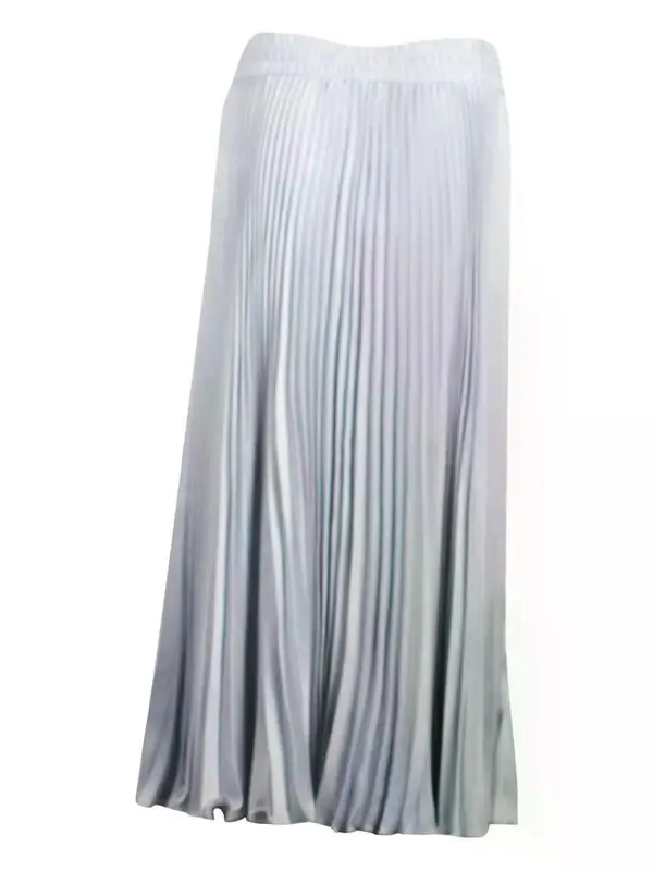 Red Valentino Pleated Midi Skirt - Blue