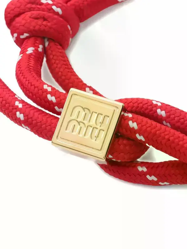 Miu Miu Logo-plaque Bracelet