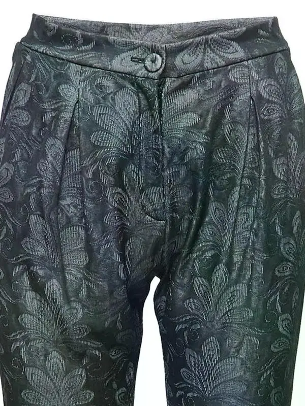 Emporio Armani Floral Button Trousers