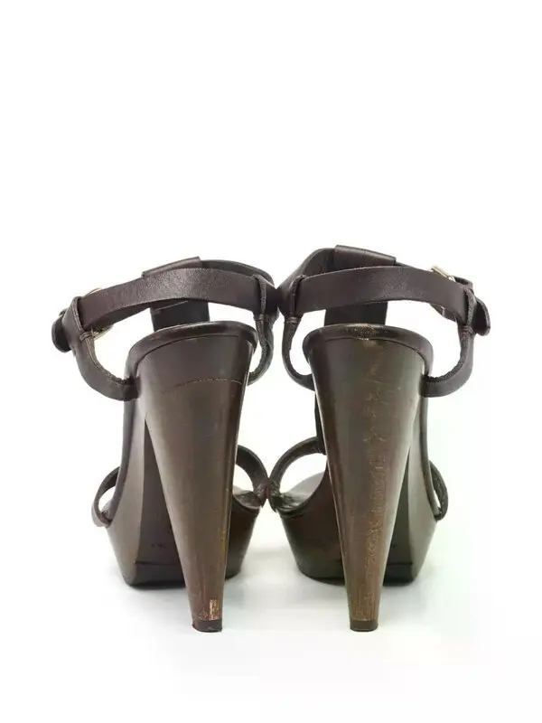 Burberry 125mm T-strap Sandals