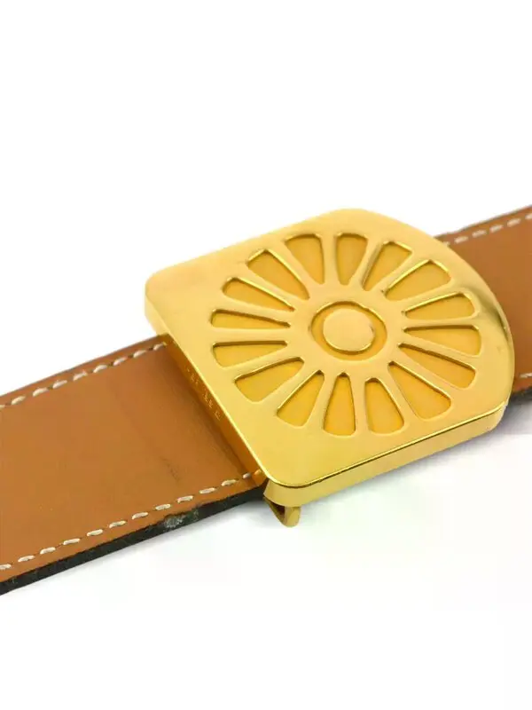 Hermès Pre-owned 1996 Le Soleil Hinflower Belt