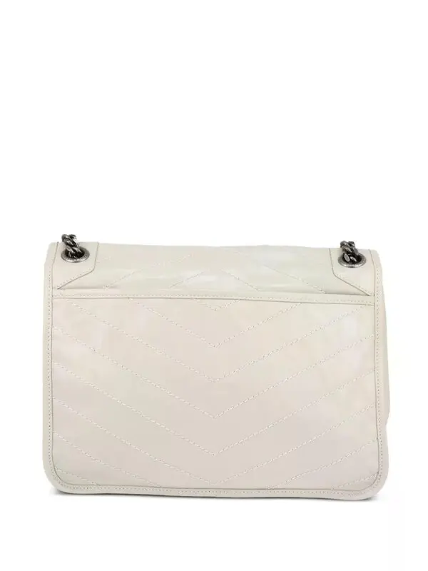 Saint Laurent Pre-owned Medium Niki Shoulder Bag - White