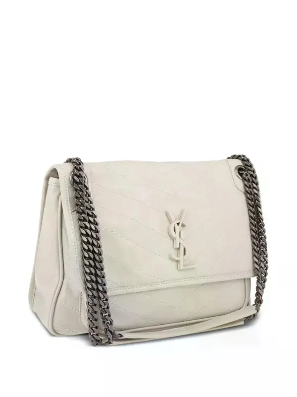 Saint Laurent Pre-owned Medium Niki Shoulder Bag - White