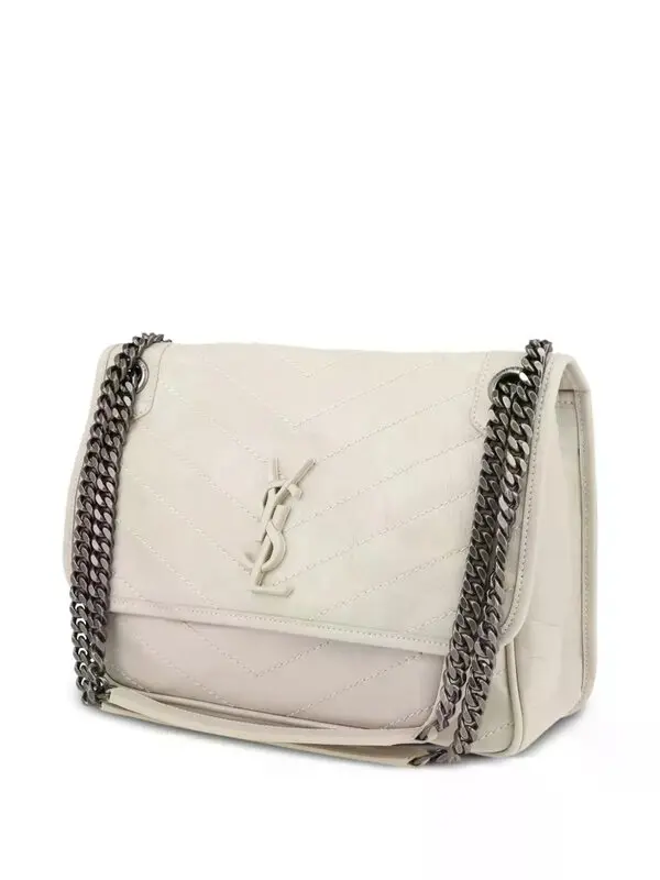 Saint Laurent Pre-owned Medium Niki Shoulder Bag - White