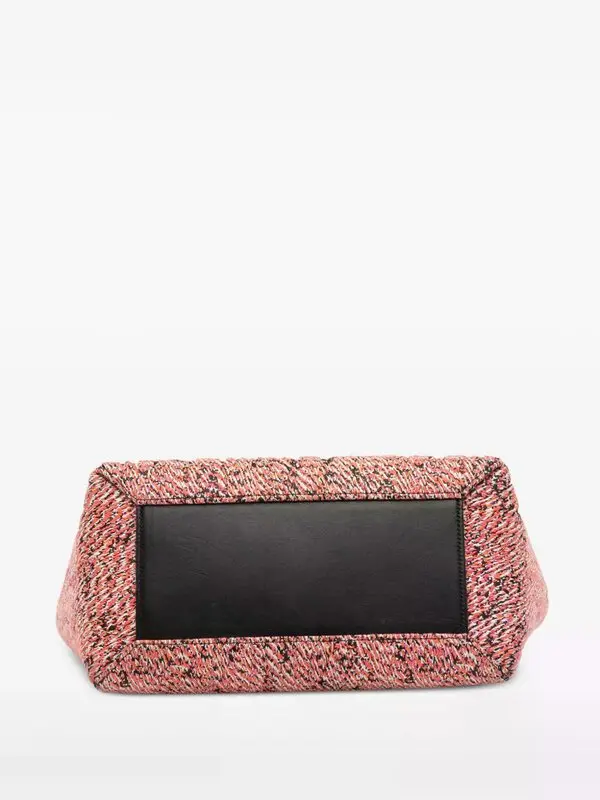 Celine Micro Tweed Belt Satchel - Pink