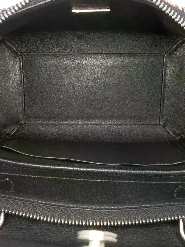 Celine Micro Tweed Belt Satchel - Pink
