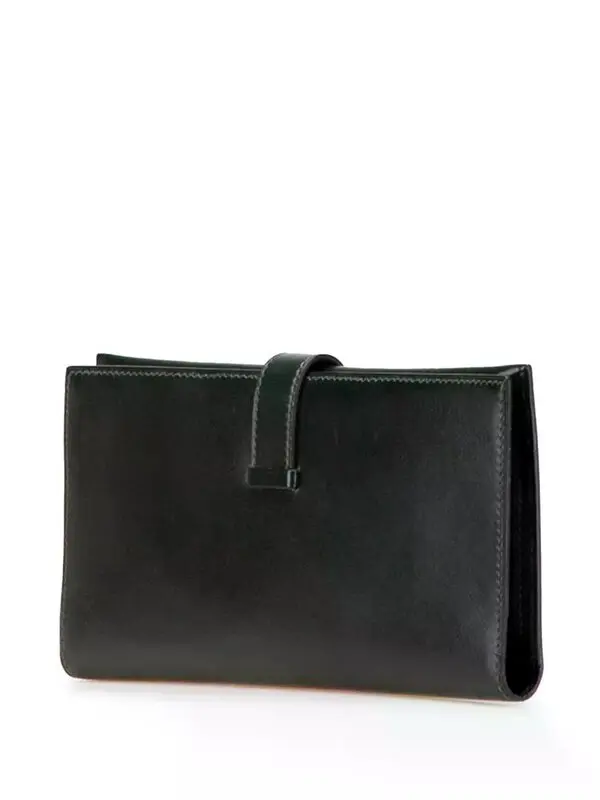 Hermès 1995 Box Calf Bearn Wallet Long Wallets