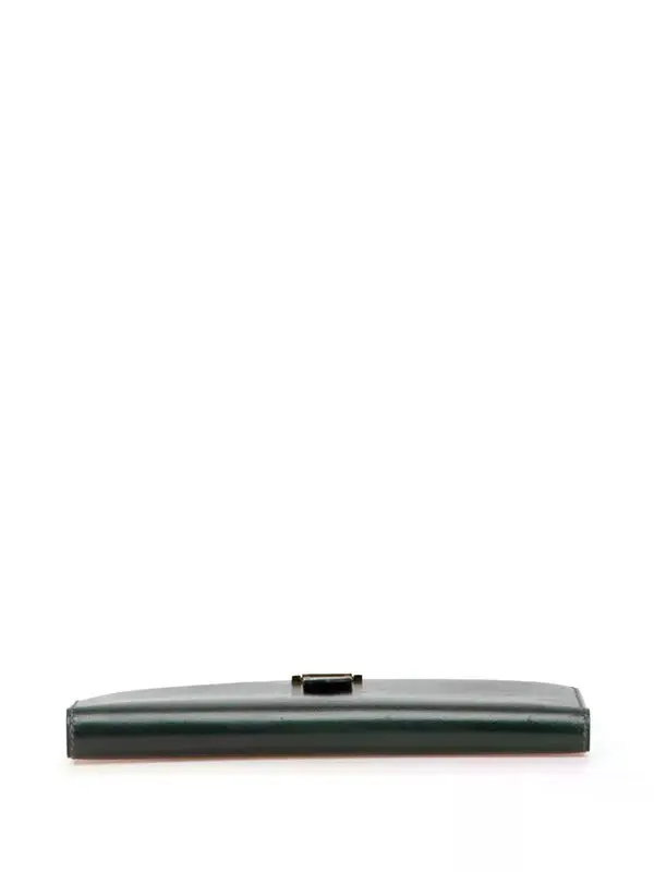 Hermès 1995 Box Calf Bearn Wallet Long Wallets