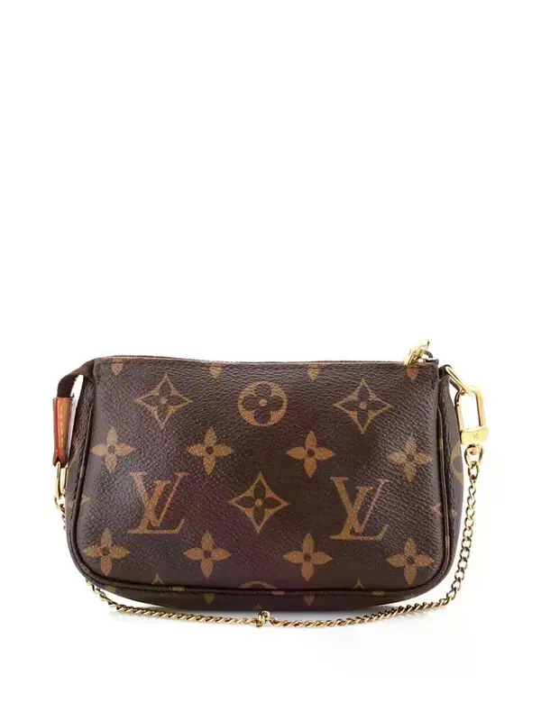 LOUIS VUITTON Pochette Accessoires Monogram Canvas Mini Clutch