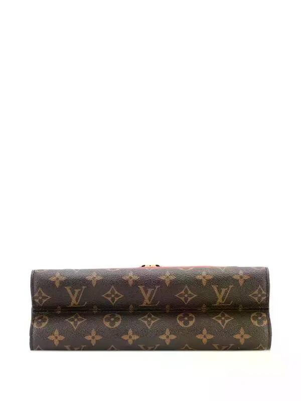 LOUIS VUITTON Victoire Handbag Monogram Canvas And Leather Shoulder Bag - Brown